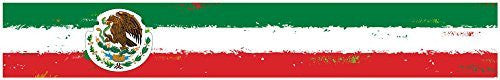 24" Vinyl trim Mexico Mexican flag strip sticker decals hood bumper ca ...