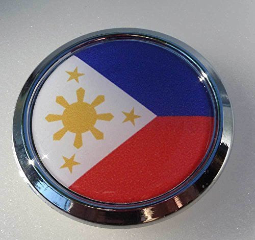 Philippine Decal Flag Car Chrome Emblem bike 3D Sticker – Car Chrome Decals