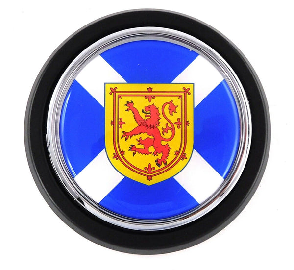 Scotland Scottish flag Car Truck Black Grill Badge 3.5" grille chrome ...